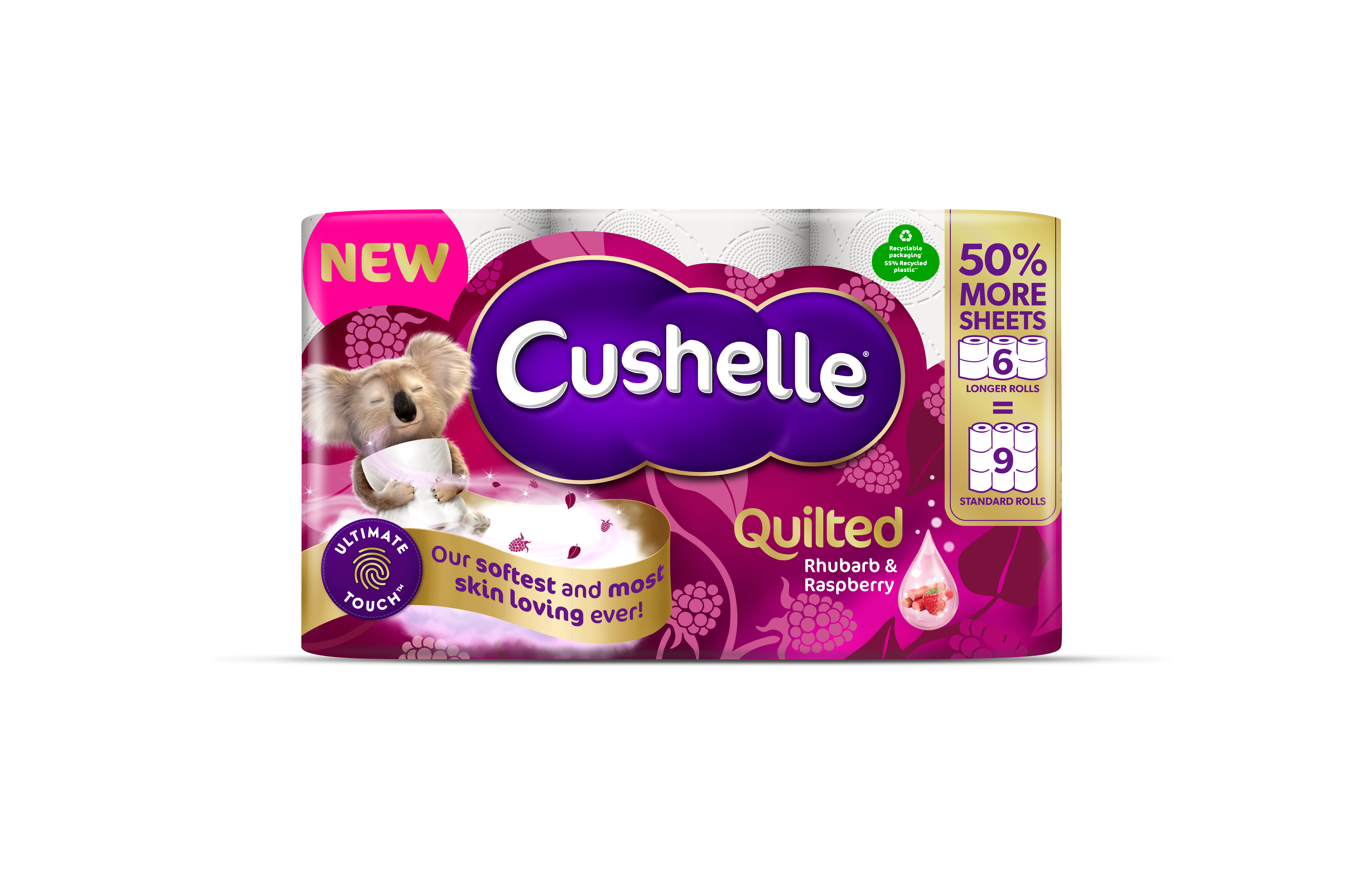 Cushelle Quilted toilet paper: now with Ultimate Touch - Cushelle