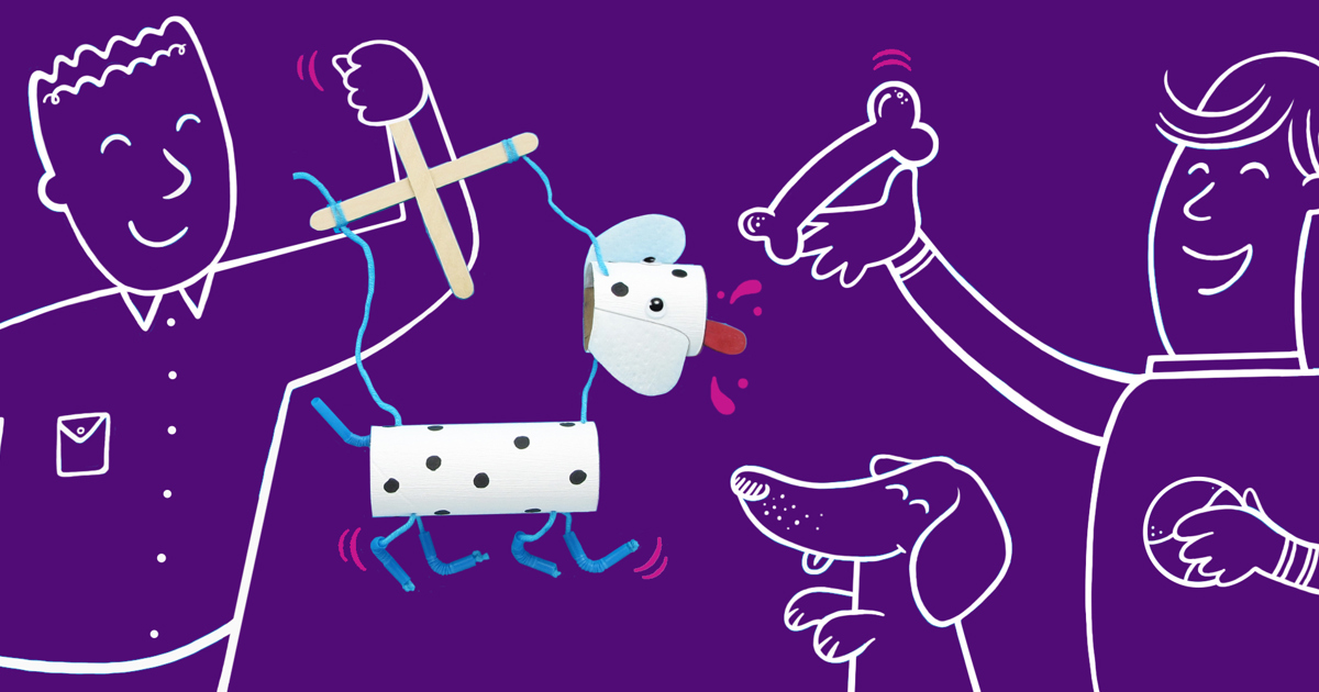 How to Make a Puppet Using Toilet Rolls | Cushelle - Cushelle