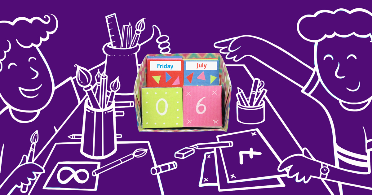 How to Make a Calendar for Kids that Lasts Forever - Cushelle