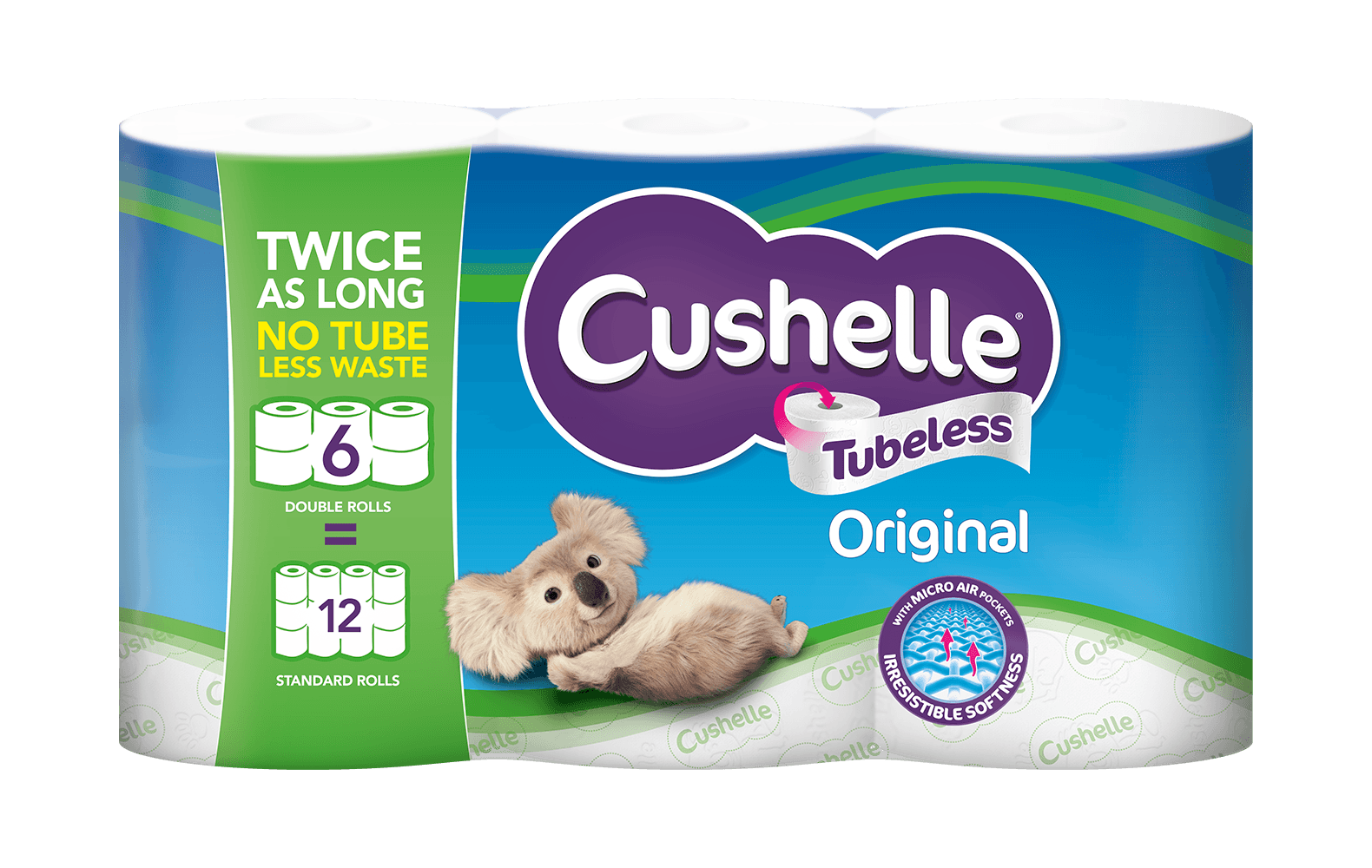 Tubeless Toilet Rolls | No Tube, Just More Paper | Cushelle - Cushelle